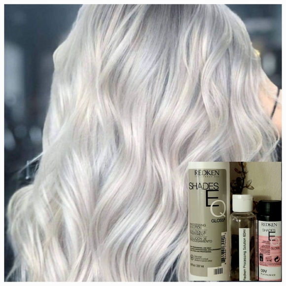 Redken | Hair | Redken Shades Eq Toning Kit Hair Gloss 9v Platinum Ice ...